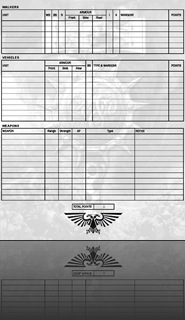 Pit of the Oni: New Army Sheet, The Best One Yet